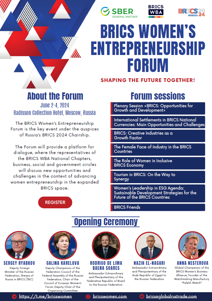 DBWC | Event-Biz Community Event- BRICS Women's Entrepreneurship Forum